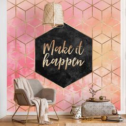 Mustertapete Make It Happen Geometrie Pastell