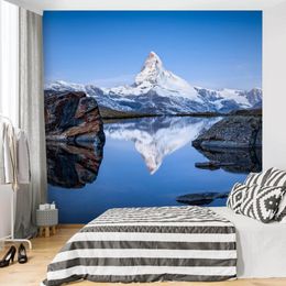Fototapete Stellisee vor dem Matterhorn