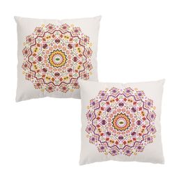 Dekokissen 2er Set Azteken Boho Mandala Duo II