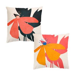 Dekokissen 2er Set Florale Sch&ouml;nheiten Duo