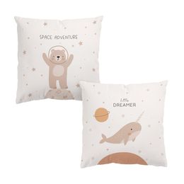 Dekokissen 2er Set Boho - B&auml;r und Narwal Duo