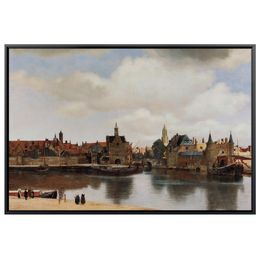 Leinwandbild Jan Vermeer - Ansicht von Delft