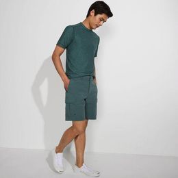 LANDS' END Schnelltrocknende Cargo-Shorts, Herren,  Gr&uuml;n, Polyester-Mischung, by Lands' End