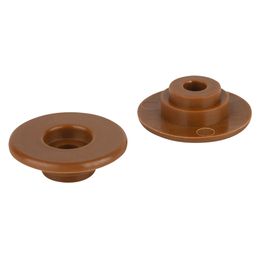 Wentex CURTFIX Farbiger Ring f&uuml;r Vorhangklammer - 50er Set - Braun