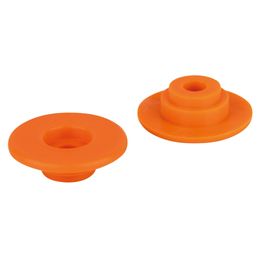 Wentex CURTFIX Farbiger Ring f&uuml;r Vorhangklammer - 50er Set - Orange