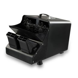 LIGHT4ME BUBBLE BIG ACCU Seifenblasenmaschine, 30 W, schwarz, batteriebetrieben, 6000 mAh
