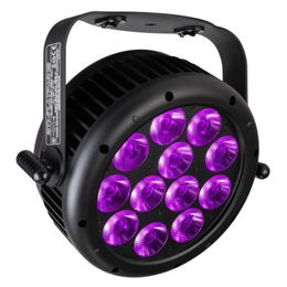 BriteQ - BTI-FLATPAR12 - IP65-Outdoorscheinwerfer - 20-W-RGBAL+UV-LED