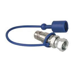 Showtec CO2 3/8 to Q-Lock Adapter male -