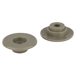 Wentex CURTFIX Farbiger Ring f&uuml;r Vorhangklammer - 50er Set - Hellgrau