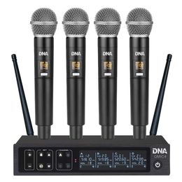 DNA KVM 2 drahtloses Mikrofon 2x Handheld-Sender UHF-Soundsystem 518-542 MHz