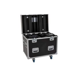 ROADINGER Flightcase HIGHLINE 4x LED IP TMH-S250/B250, mit Rollen