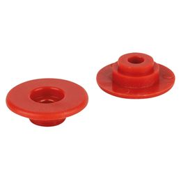 Wentex CURTFIX Farbiger Ring f&uuml;r Vorhangklammer - 50er Set - Rot