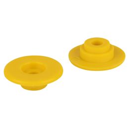 Wentex CURTFIX Farbiger Ring f&uuml;r Vorhangklammer - 50er Set - Gelb
