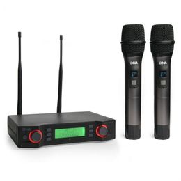 DNA VM &ndash; DUAL VOCAL SET kabelloses Mikrofon, 2x Handheld-Sender, Empf&auml;nger-Soundsystem