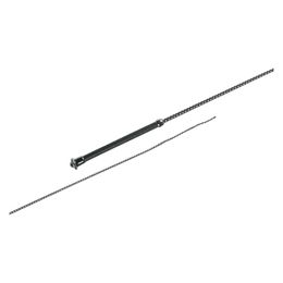 Black Forest Reflex-Reitgerte schwarz 80 cm