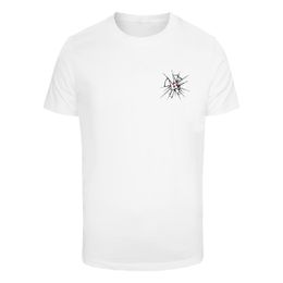 T-Shirt MisterTee "MisterTee Shattered Glass Tee", Jungen, Gr. M, wei&szlig;, 100% Baumwolle, bedruckt, normal, Rundhals, Shirts T-Shirt