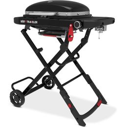 Camping-Gasgrill Weber "Traveler Compact", schwarz, B:86cm H:88cm T:55cm, Grills