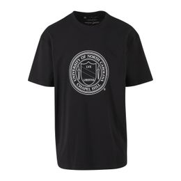 T-Shirt "Upscale by Mister Tee North Carolina Seal Logo Oversize Tee", Jungen, Gr. L, schwarz, 100% Baumwolle, UPSCALE BY MISTER TEE, bedruckt, oversize, Rundhals, Shirts T-Shirt