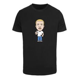 T-Shirt MisterTee "MisterTee Herren Detroit Sketch Tee", Jungen, Gr. 4XL, schwarz, 100% Baumwolle, unifarben, normal, Rundhals, Shirts T-Shirt