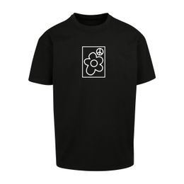 T-Shirt "Upscale by Mister Tee More Peace Oversize Tee", Jungen, Gr. L, schwarz, 100% Baumwolle, UPSCALE BY MISTER TEE, bedruckt, oversize, Rundhals, Shirts T-Shirt