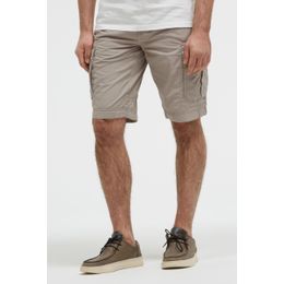 Cargoshorts CAMP DAVID, Herren, Gr. L, Normalgr&ouml;&szlig;en, rock ridge, Popeline, Material: 100% Baumwolle, unifarben, regular fit knielang, Hosen, aus Baumwolle