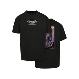 T-Shirt "Upscale by Mister Tee Herren Money Maker Oversize Tee", Jungen, Gr. M, schwarz, 100% Baumwolle, UPSCALE BY MISTER TEE, unifarben, oversize, ohne Ausschnitt, Shirts T-Shirt