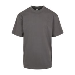 T-Shirt Urban Classics "Urban Classics Herren Tall Tee", Jungen, Gr. 3XL, grau (schwarzshadow), 100% Baumwolle, unifarben, oversize, Rundhals, Shirts T-Shirt