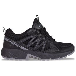 Trekkingschuh Lotto, Damen, Gr. 44, schwarz, Kunstfaser, Synthetik, mehrfarbig, Schuhe Trekkingschuh, - Flexkerben f&uuml;r einen nat&uuml;rlichen Bewegungsablauf