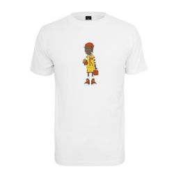 T-Shirt MisterTee "MisterTee Herren Employee Tee", Jungen, Gr. L, wei&szlig;, 100% Baumwolle, unifarben, normal, Rundhals, Shirts T-Shirt