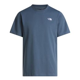 T-Shirt The North Face "M EVOLUTION SIMPLE DOME REGULAR SHORT SL", Herren, Gr. L, granite grau, Obermaterial: 100% Baumwolle, normal, Rundhals, Shirts T-Shirt, normale Passform, Kurzarm, f&uuml;r den Alltag, aus Baumwolle