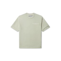 T-Shirt IRASUTO STUDIOS "Irasuto Studios CORE LOGO T-SHIRT", Jungen, Gr. L, sage, 70% Polyester, 30% Baumwolle, bedruckt, oversize, Rundhals, Shirts T-Shirt