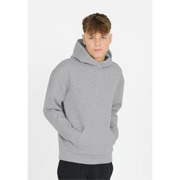 Kapuzensweatshirt LES'ARCS "Sepat", M&auml;dchen, Gr. 140, hellgrau, 68% Polyester, 25% Viskose, 7% Elasthan, unifarben, normal, ohne Ausschnitt, Sweatshirts, aus superweichem Materialmix