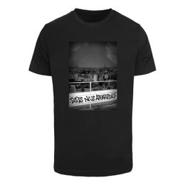 T-Shirt MisterTee "MisterTee Herren Paris Nous Appartient Tee", Jungen, Gr. S, schwarz, 100% Baumwolle, unifarben, normal, Rundhals, Shirts T-Shirt