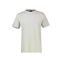 T-Shirt Lerros "T-Shirt mit Rundhalsausschnitt", Jungen, Gr. L, beige (pearl grau), 100% Baumwolle, Rundhals, Shirts T-Shirt, Herren Shirt aus 100% Baumwolle, einfarbig, Jersey-Qualit&auml;t