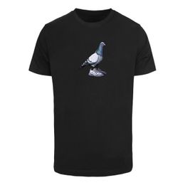 T-Shirt MisterTee "MisterTee Herren Dove Sneaker Tee", Jungen, Gr. XS, schwarz, 100% Baumwolle, unifarben, normal, Rundhals, Shirts T-Shirt