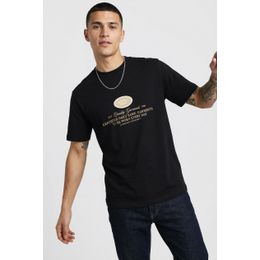 Jack & Jones PlusSize Kurzarmshirt "JORGREENE BRANDING TEE SS CN PLS", Jungen, Gr. 4XL, schwarz, Jersey, Obermaterial: 100% Baumwolle, JACK & JONES PLUSSIZE, bedruckt, normal, Rundhals, Shirts