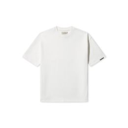 T-Shirt PAS DE MONACO "Pas De Monaco TE DE BASE T-SHIRT", Jungen, Gr. S, sanftes wei&szlig;, 100% Baumwolle, mehrfarbig, oversize, Rundhals, Shirts T-Shirt