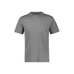 T-Shirt Lerros "T-Shirt mit Rundhalsausschnitt", Jungen, Gr. L, grau (basalt grau), 100% Baumwolle, Rundhals, Shirts T-Shirt, Herren Shirt aus 100% Baumwolle, einfarbig, Jersey-Qualit&auml;t
