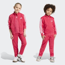 Trainingsanzug adidas Sportswear "ESSENTIALS CLIMACOOL KIDS", Jungen, Gr. 104, power pink, clear pink, Obermaterial: 100% Polyester, Sportanz&uuml;ge Trainingsanzug