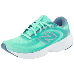 Laufschuh New Balance "411", Damen, Gr. 36,5, bright mint, zinc blau, silber metallic, Synthetik, Textil, Schuhe Laufschuh