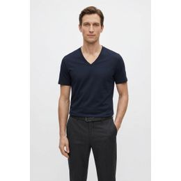 T-Shirt Cinque "CIDENY", Jungen, Gr. M, blau (dunkelblau), Jersey, Obermaterial: 100% Baumwolle, unifarben, relaxed fit normal, Rundhals, Shirts T-Shirt, Rundhalsausschnitt, Relaxed-Fit