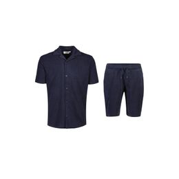 T-Shirt LINDBERGH "Zweiteiler Relaxed Fit", Jungen, Gr. XL, navy, Obermaterial: 80% Baumwolle, 20% Polyester, unifarben, l&auml;ssig geschnitten, Shirts T-Shirt