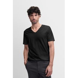 T-Shirt Cinque "CIDENY", Jungen, Gr. M, schwarz, Jersey, Obermaterial: 100% Baumwolle, unifarben, relaxed fit normal, Rundhals, Shirts T-Shirt, Rundhalsausschnitt, Relaxed-Fit