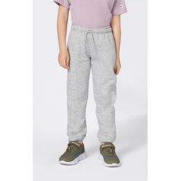 Jogginghose Champion "SPORTWEAR JOGGERS Standard Fit", M&auml;dchen, Gr. M, N-Gr, noxm,, ns, Obermaterial: 54% Baumwolle, 46% Polyester, Hosen Jogginghose, f&uuml;r Kinder