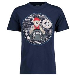 T-Shirt Ragman, Jungen, Gr. L, jeansblau, 071, Jersey, Baumwolle, regular fit, Rundhals, Shirts T-Shirt