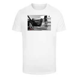 T-Shirt MisterTee "MisterTee Private Jet Legs Tee", Jungen, Gr. L, wei&szlig;, 100% Baumwolle, bedruckt, normal, Rundhals, Shirts T-Shirt