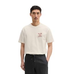 Marc O'Polo T-Shirt MARC O'POLO "aus Bio-Baumwolle", Jungen, Gr. L, silky wei&szlig;, Obermaterial: 100% Baumwolle, unifarben, Basic, loose fit, Rundhals, normaler Saum, Shirts T-Shirt
