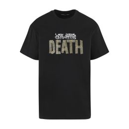 T-Shirt "Upscale by Mister Tee Life After Death Oversize Tee", Jungen, Gr. M, schwarz, 100% Baumwolle, UPSCALE BY MISTER TEE, bedruckt, oversize, Rundhals, Shirts T-Shirt