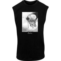 T-Shirt MisterTee "MisterTee Ballin 2.0 Sleeveless Tee", Jungen, Gr. M, schwarz, 100% Baumwolle, bedruckt, normal, Rundhals, Shirts T-Shirt