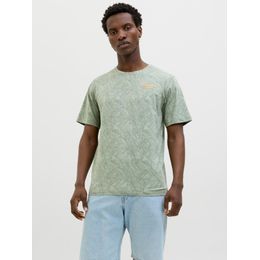 Jack & Jones Rundhalsshirt JACK & JONES "JORFRIDAY TEE SS CREW NECK WEH", Jungen, Gr. L, lpad, Jersey, Obermaterial: 60% Baumwolle, 40% Polyester, bedruckt, regular fit normal, Rundhals, Shirts Rundhalsshirt